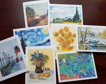 Van Gogh Note Cards | Etsy