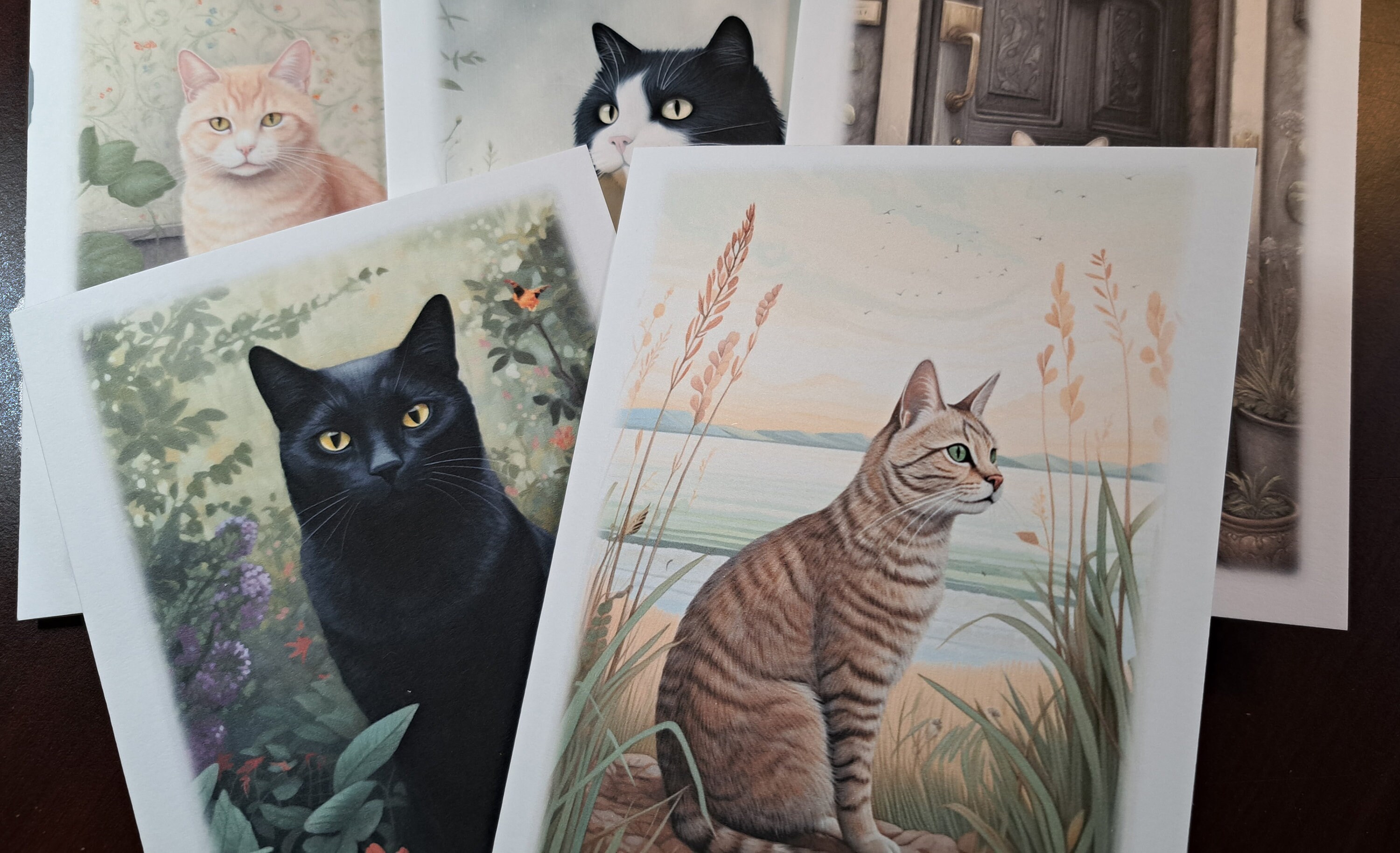 Cat Note Cards, Blank Notecards With Envelopes, Gift for Cat Lover - Etsy