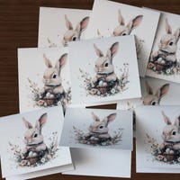 Printable Easter Note Card | All-in-one Card + Envelope | Easter ...