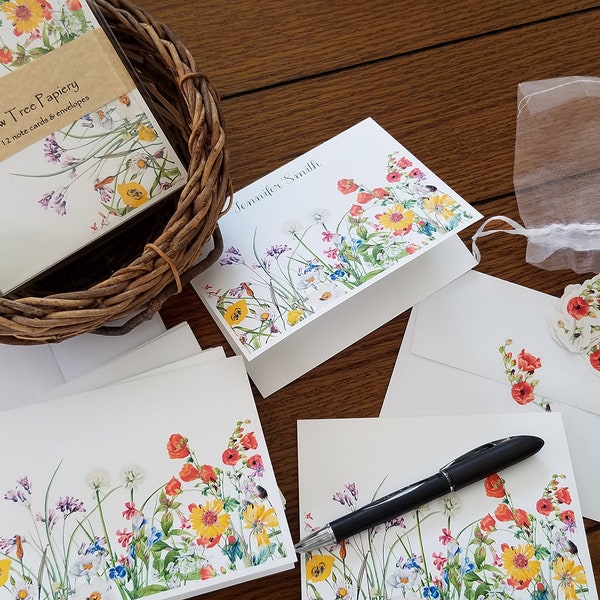 Personalized Note Cards - Etsy