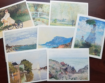 Monet Note Cards - Etsy