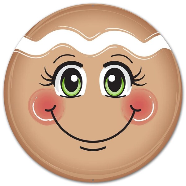 Gingerbread Face - Etsy