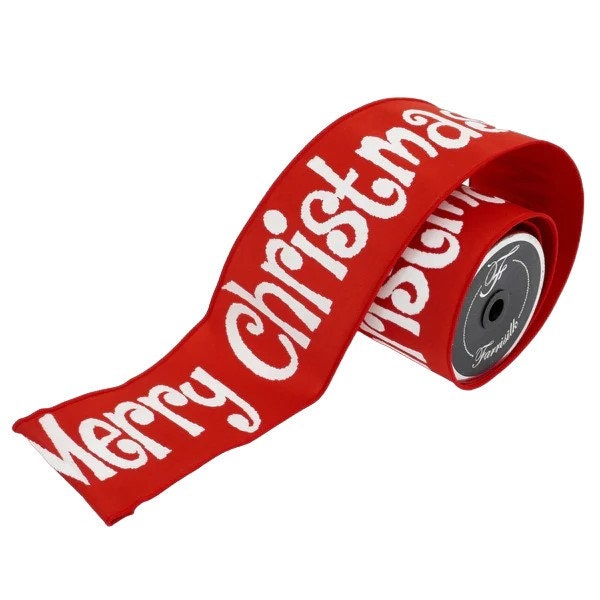 Wide Christmas Ribbon - Etsy
