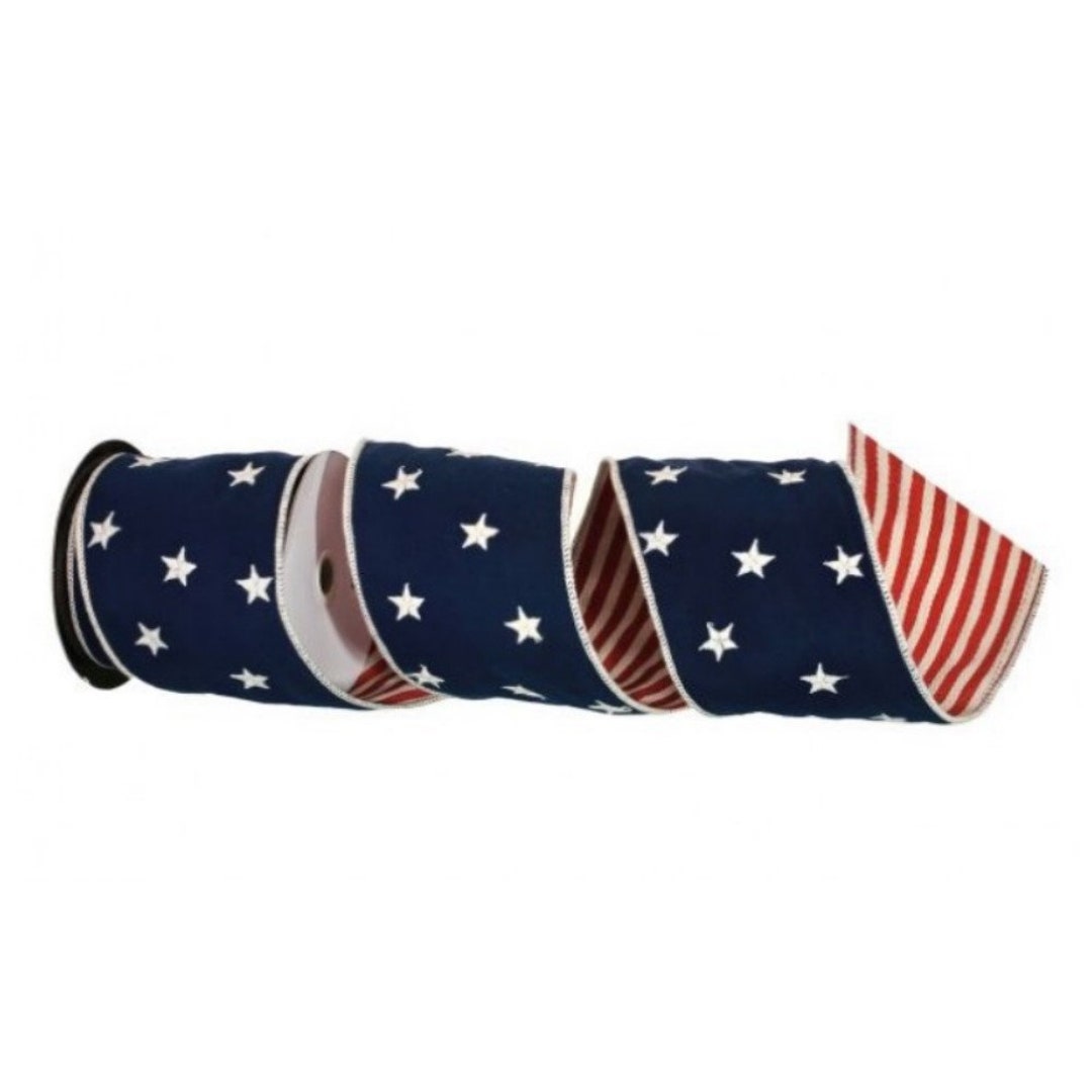 American Stars and Stripes Ribbon 4, Red White and Blue Ribbon, 4th of ...