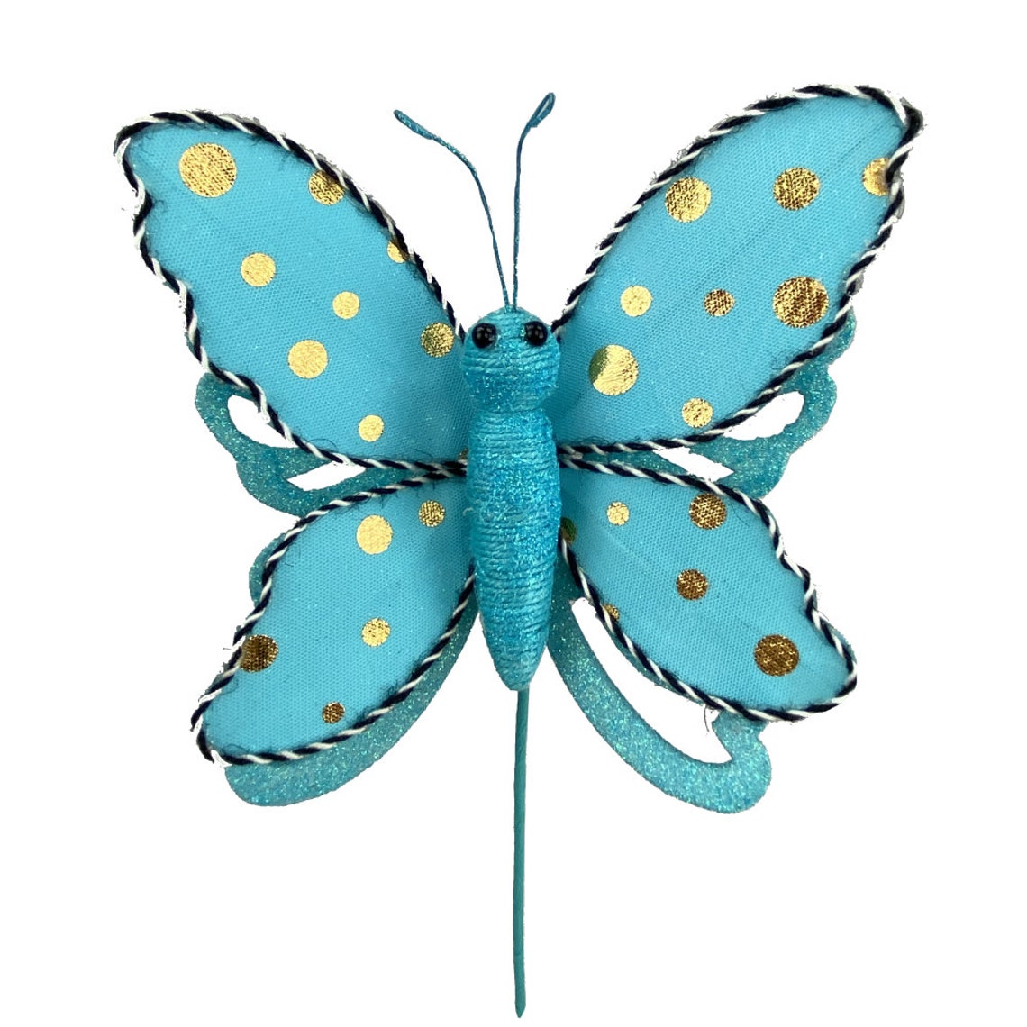 Polka Dot Butterfly Pick Butterfly Wreath Embellishment - Etsy