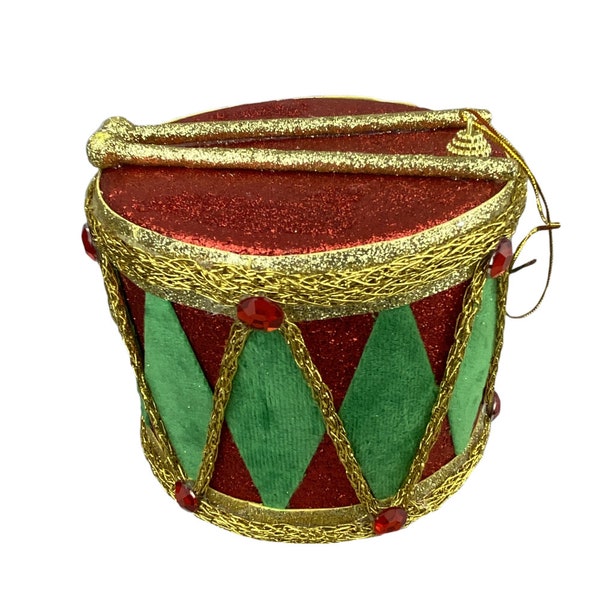 Nutcracker Drum Ornament - Etsy