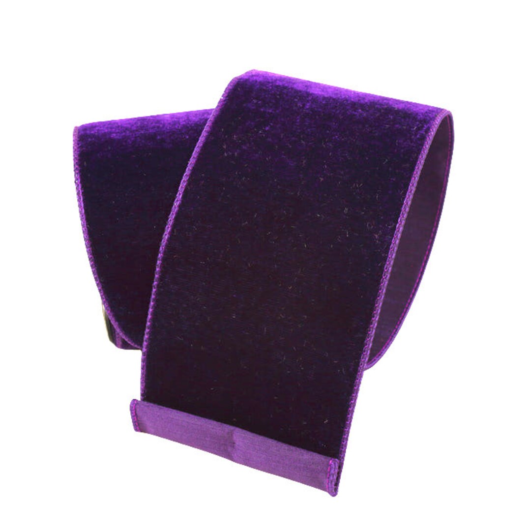 Purple Velvet Ribbon, Purple Valentine Velvet Ribbon, Velvet Christmas ...