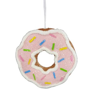 6 Sprinkle Donuts, Christmas Ornament, Donut Ornament, Doughnut ...
