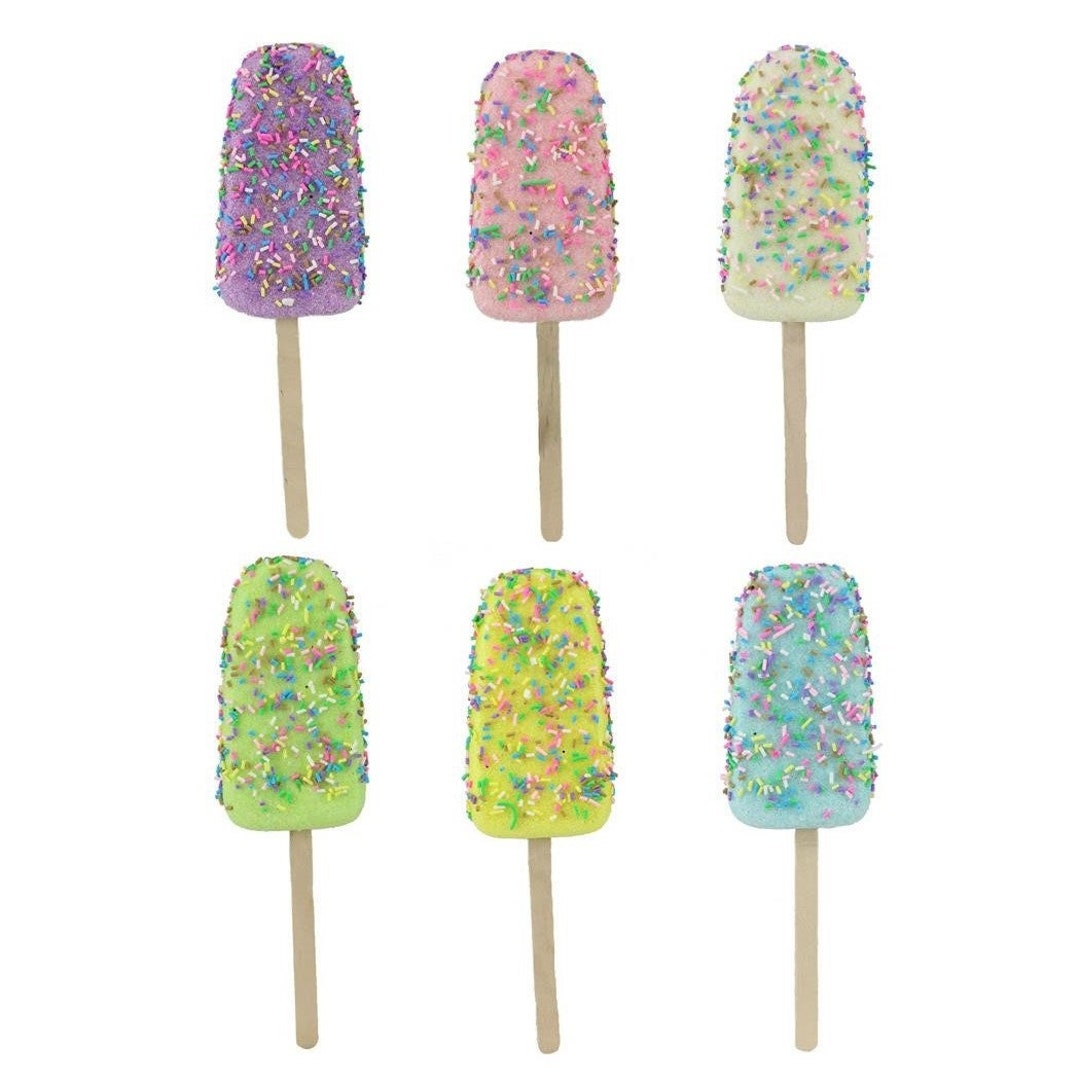Faux Popsicles Popsicle Picks 8 Glitter Styrofoam - Etsy