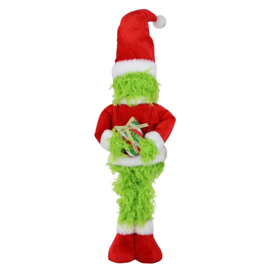 Furry Standing Elf W/ Gift 23 Elf Christmas Decor - Etsy