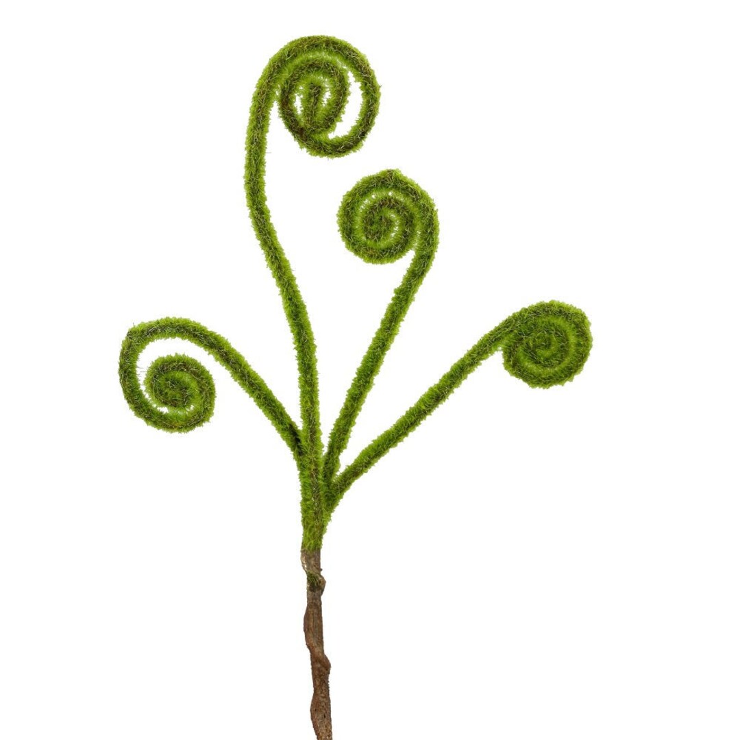 Moss Curly Pick 13, Moss Curl Spray, Spiral Spray, Easter Spray, Easter ...