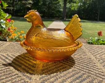 Hen Candy Dish - Etsy