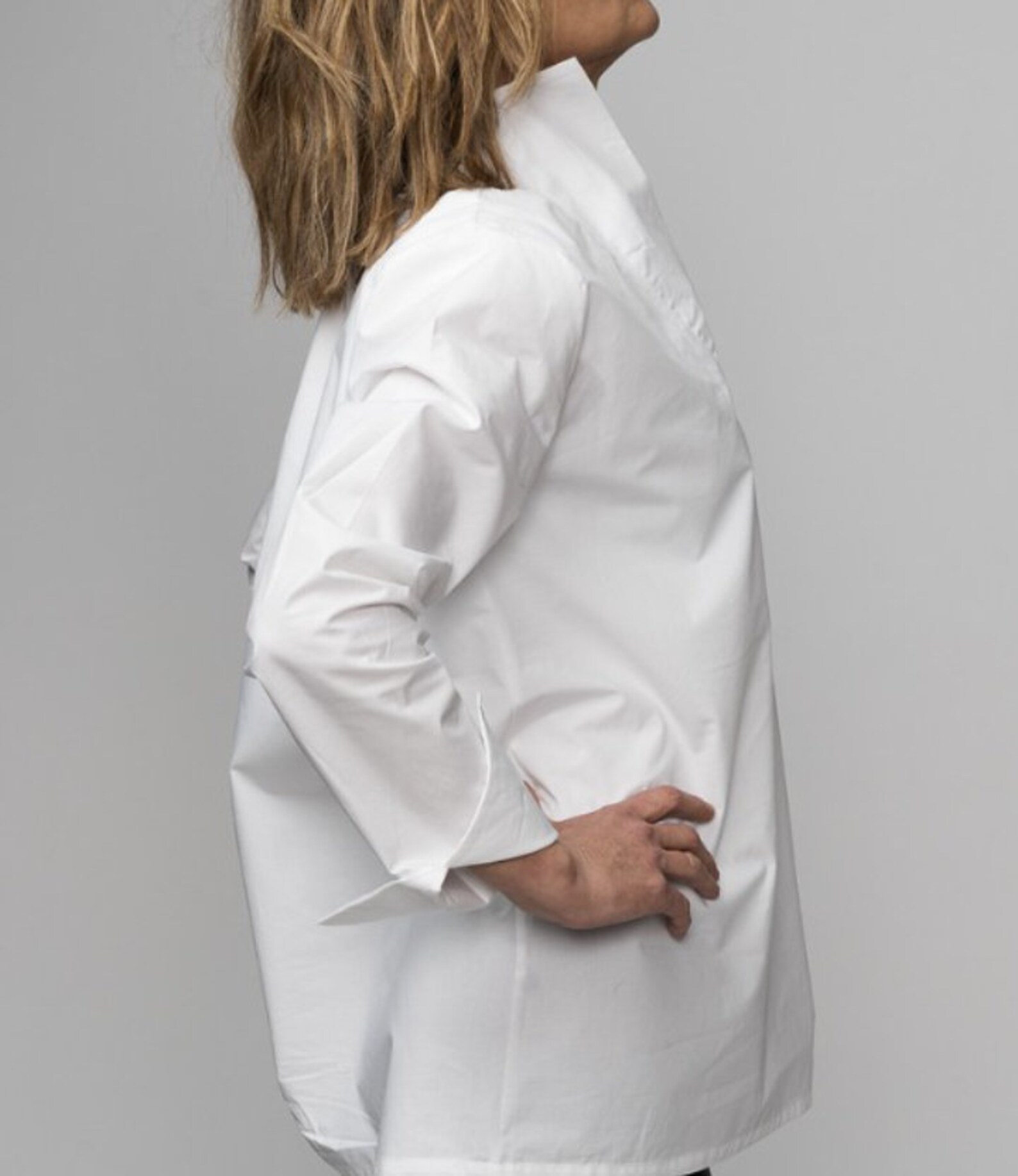 High Collar Dress Shirts Stylish High Collar Neck Blouse - Etsy