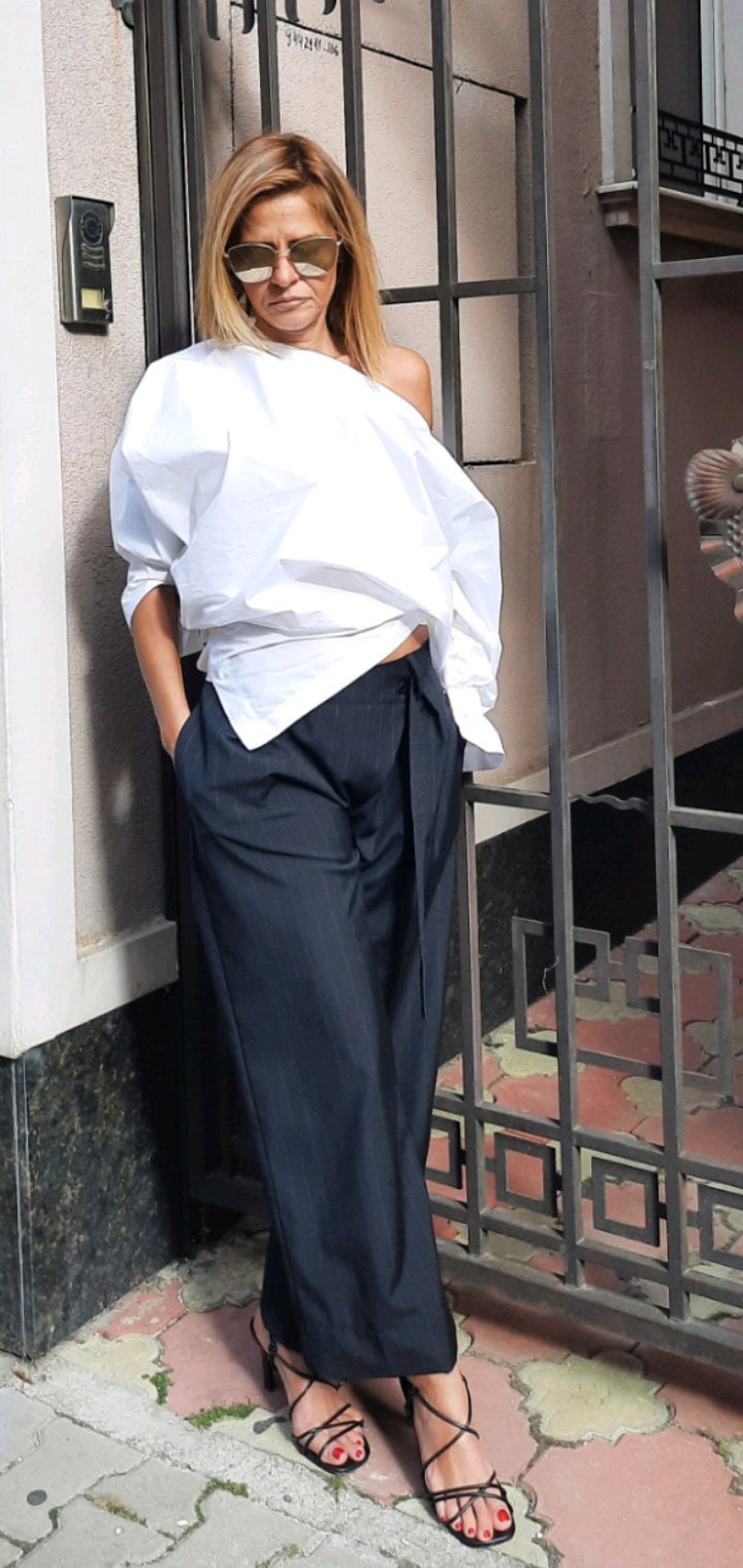Cold Shoulder, Step Hem Tunic,asymmetrical Blouse,sparrow Shirt ...