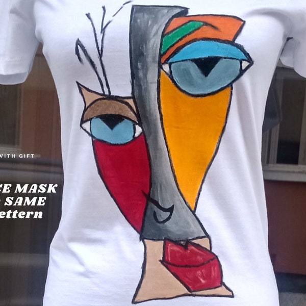Hand Painted T Shirt - Etsy