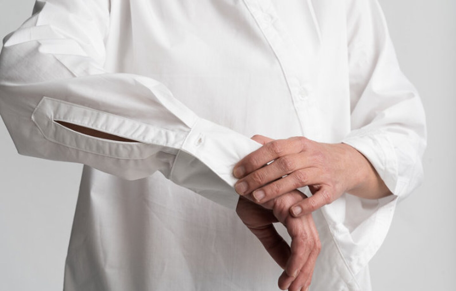 White Long Oversize Loose Shirt Buttons/ Asymmetric Maxi - Etsy