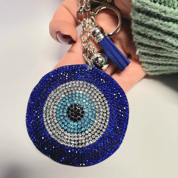 Evil Eye Keychain - Etsy