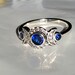 Triple Moon Ring Sterling Silver 925 Princess Ring - Etsy