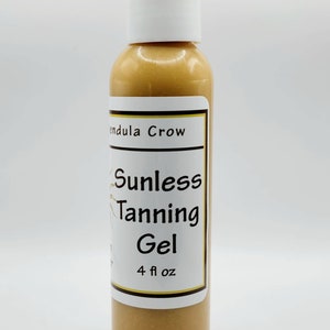 Sunless Tanning Gel Vegan SELF TANNER Bronzer 4oz Bottle - Etsy