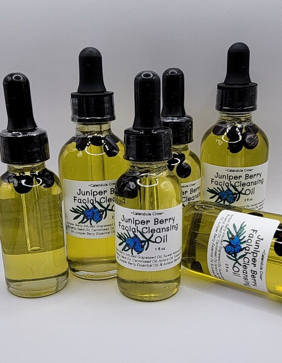 All Natural Juniper Berry Facial Cleansing Oil Moisturizer - Etsy