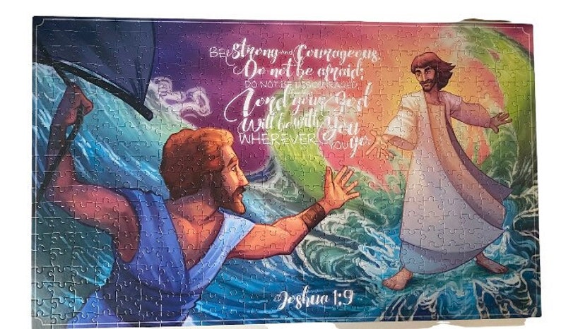 Bible Jigsaw Puzzle With Bible SCRIPTURE (new) - Etsy