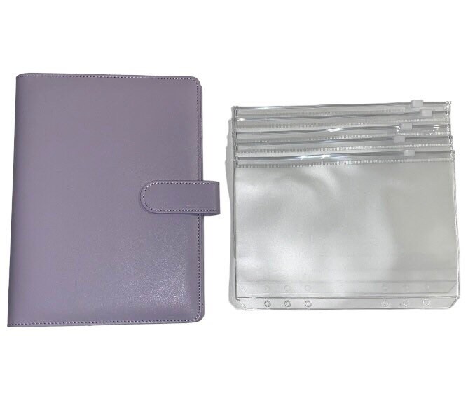 A5 Planner Binder With 5 Zipper Envelopes (3 Colors) - Etsy