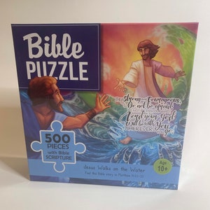Bible Jigsaw Puzzle With Bible SCRIPTURE (new) - Etsy