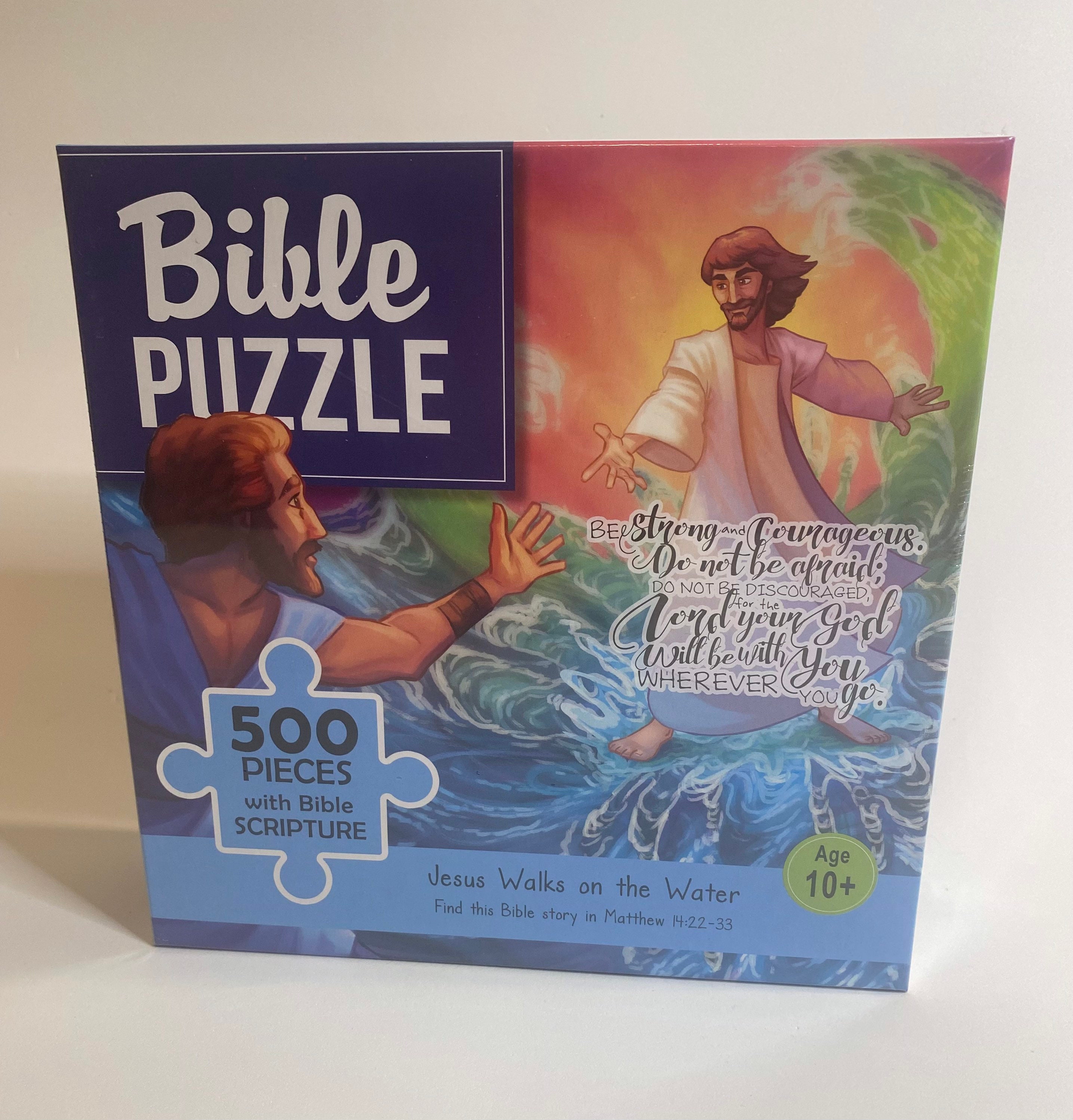 Bible Jigsaw Puzzle With Bible SCRIPTURE (new) - Etsy