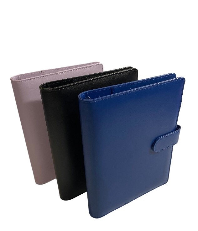 A5 Planner Binder With 5 Zipper Envelopes (3 Colors) - Etsy