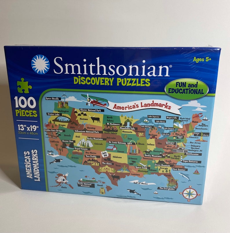 Smithsonian Discovery (america’s Landmarks) Jigsaw Puzzle - Etsy