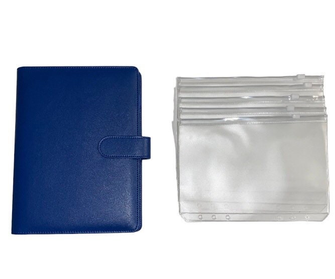 A5 Planner Binder With 5 Zipper Envelopes (3 Colors) - Etsy