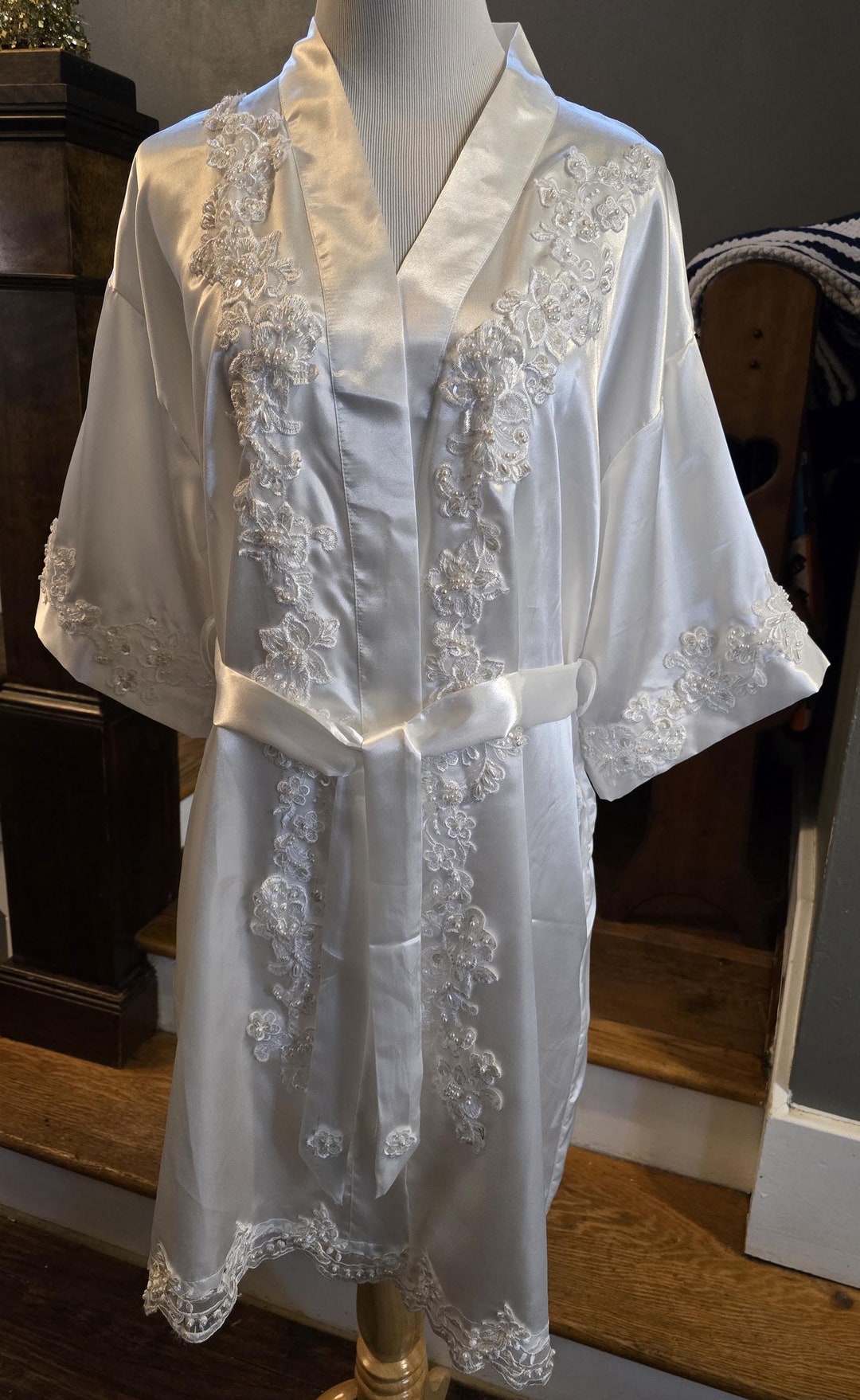 Custom Wedding Gown to Robe | Heirloom Bridal Robe | Sustainable ...