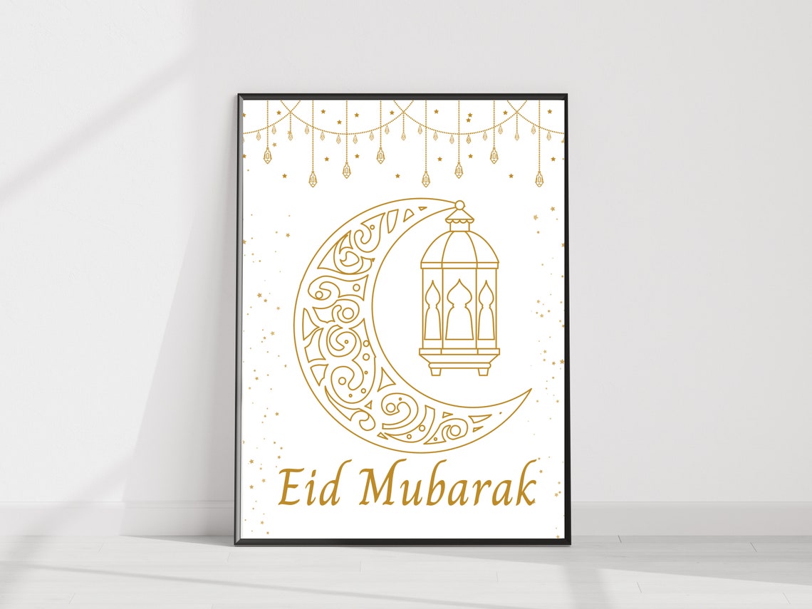 3 Set Eid Mubarak Sign Eid Decoration Eid Decor Eid Gift - Etsy