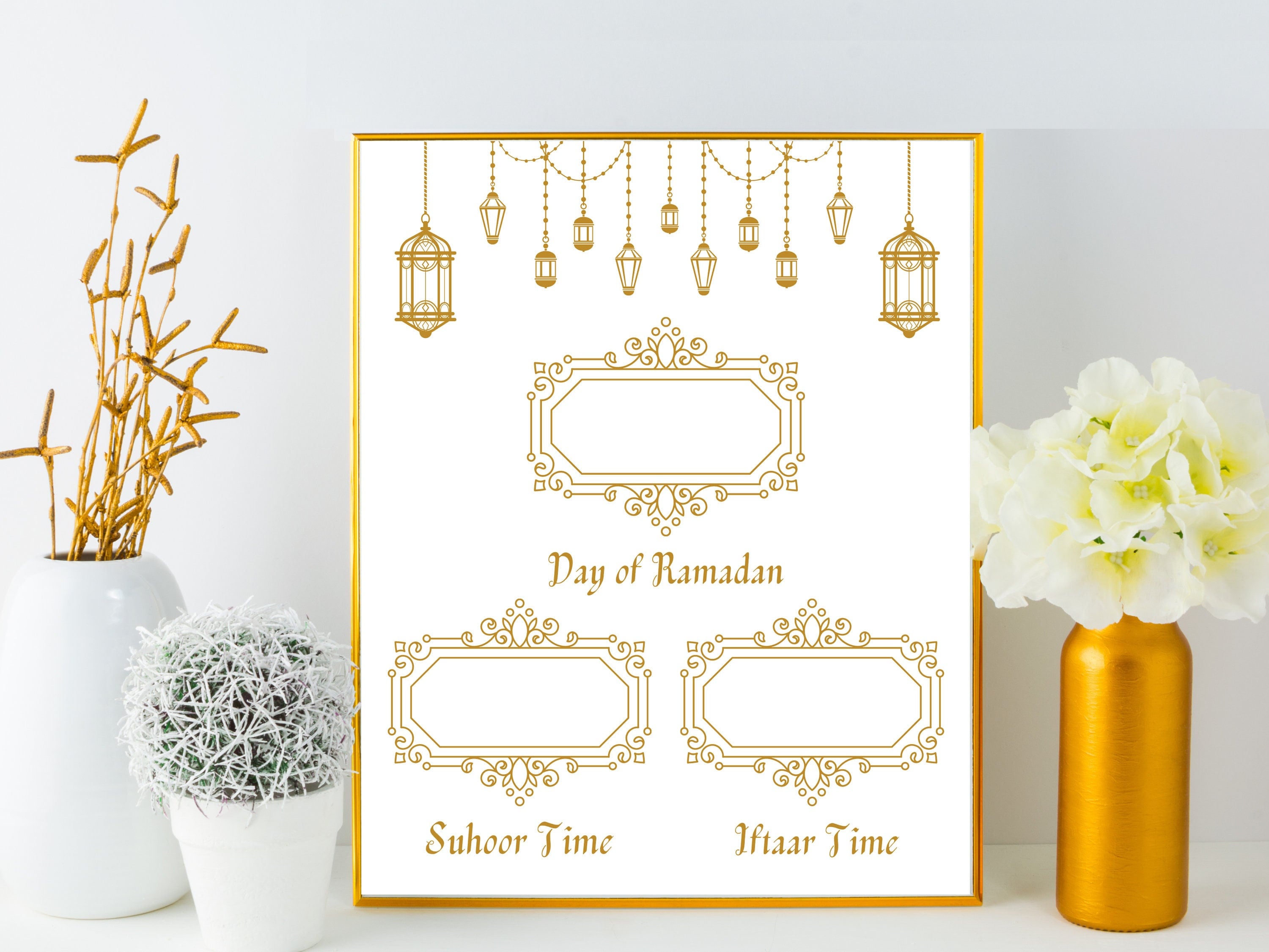 Sahoor and Iftar Time - Etsy