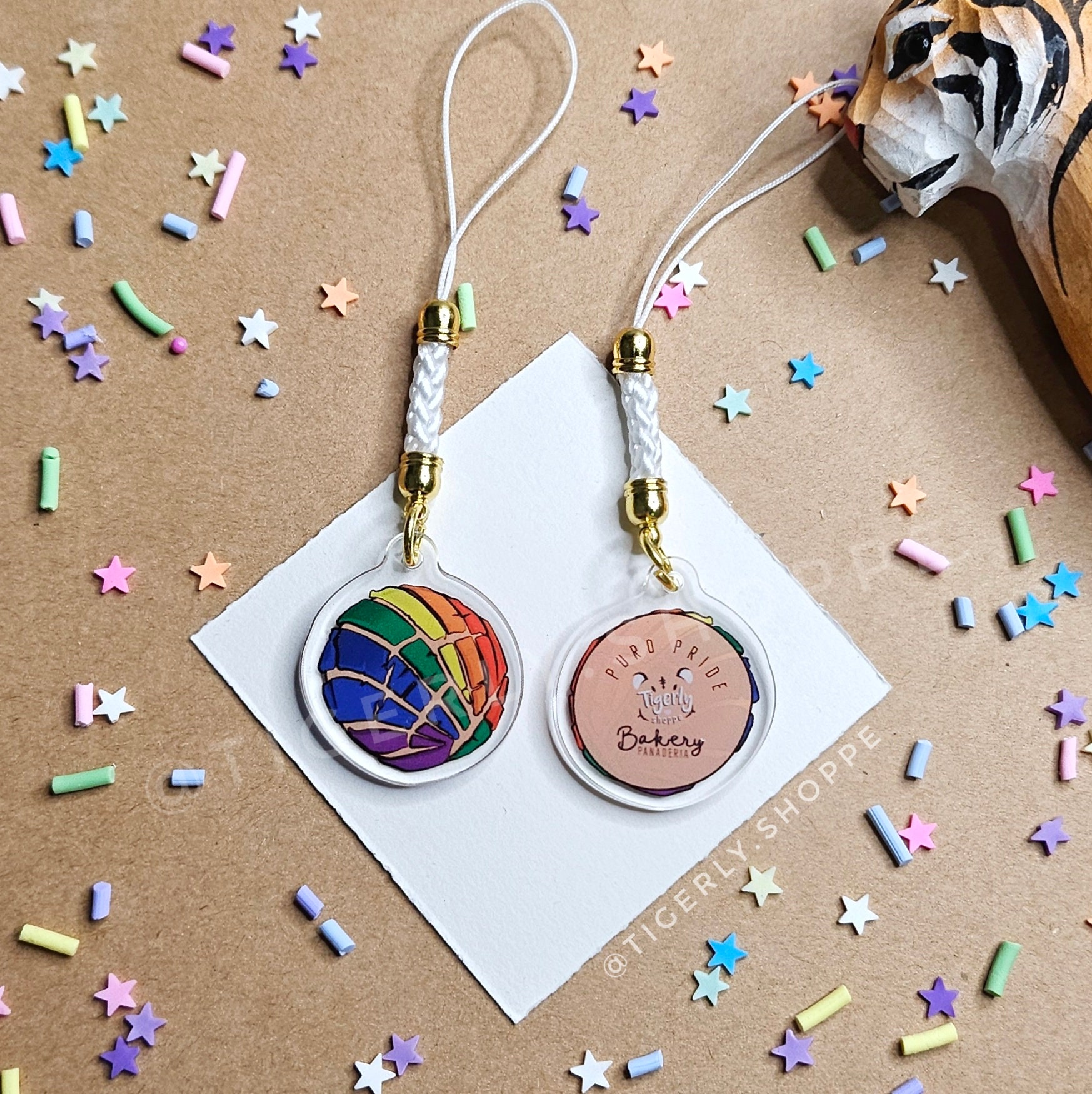 Pride Conchas Phone Charms Double Sided - Etsy