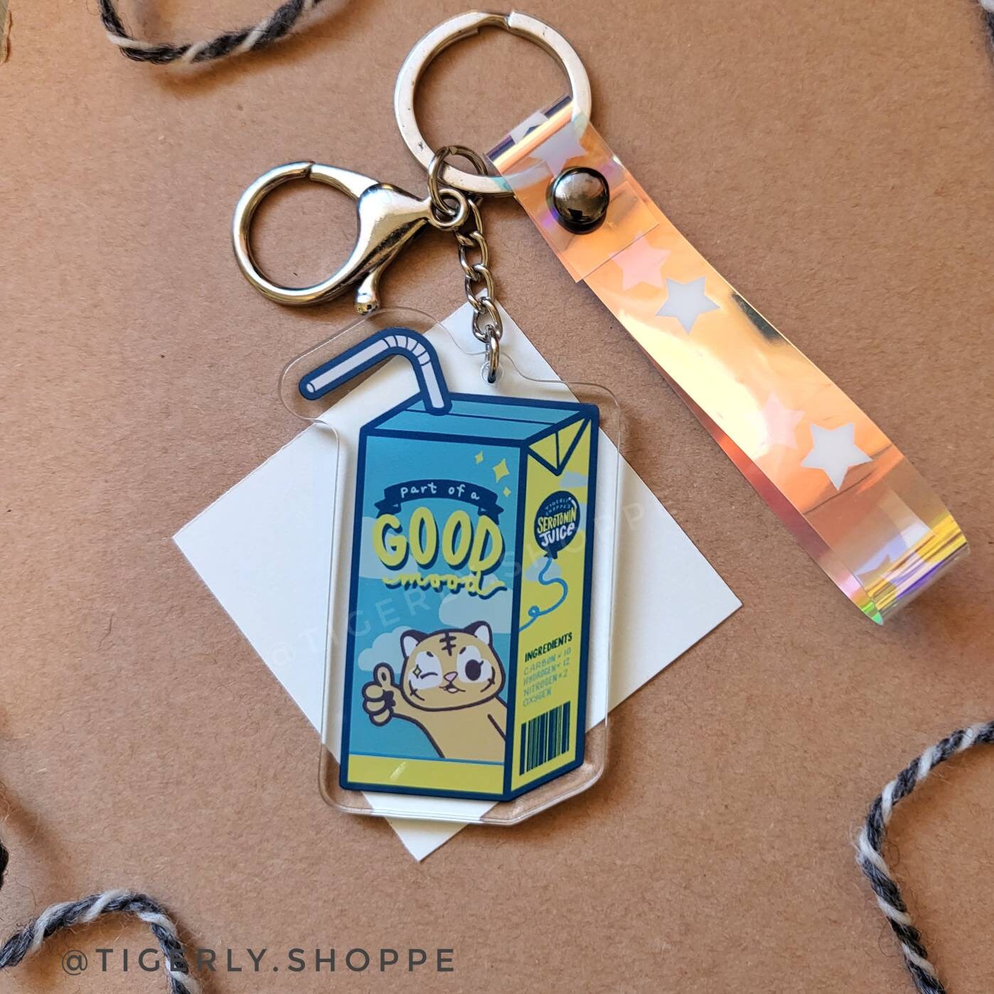 Seratonin Juice Box Keychain - Etsy