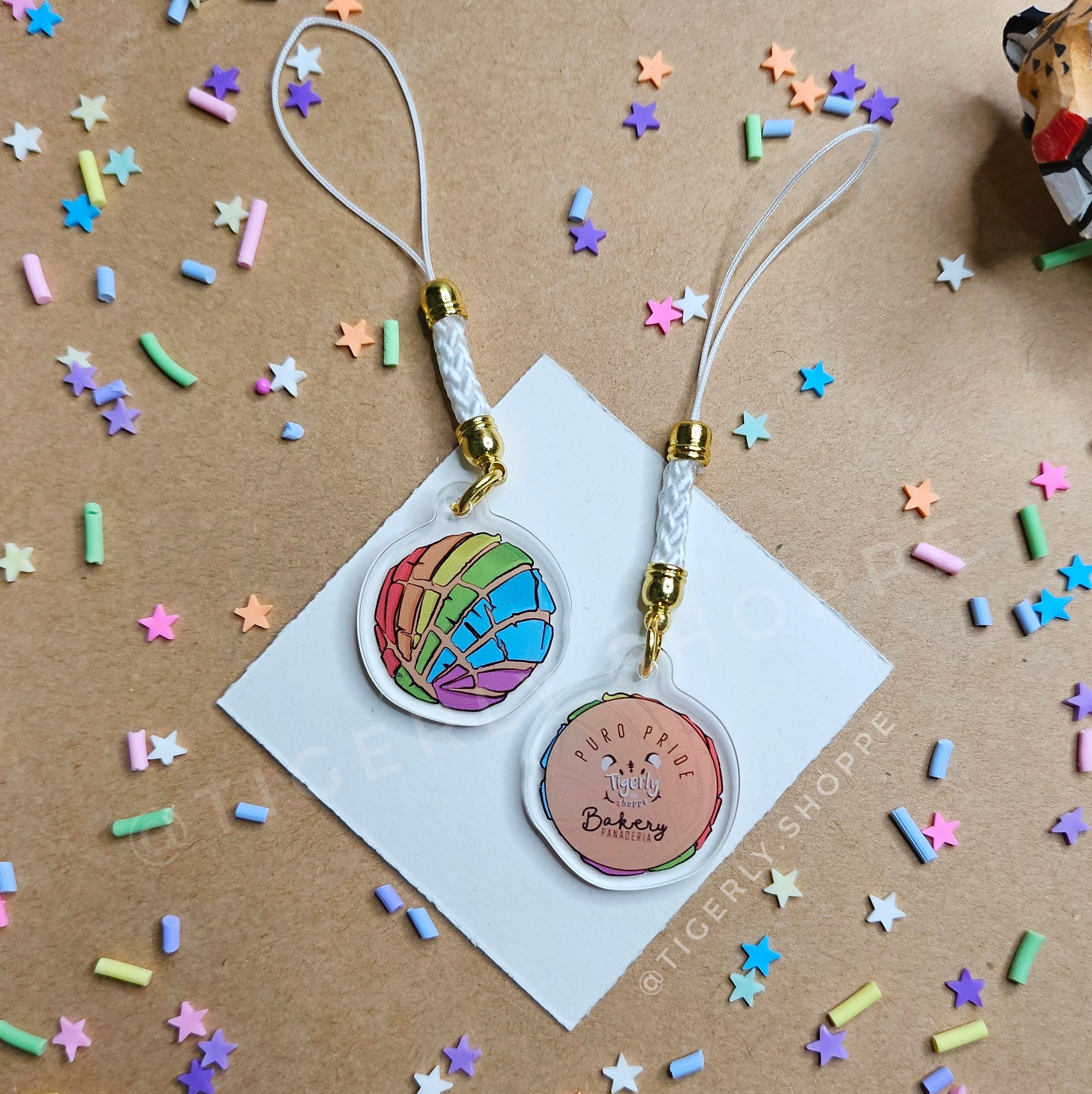 Pride Conchas Phone Charms Double Sided - Etsy