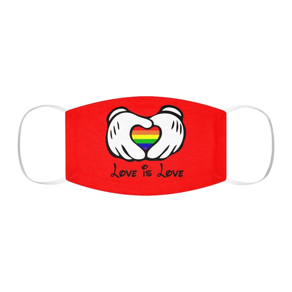 Love is Love Rainbow Pride Snug-fit Polyester/cotton Face Mask - Etsy