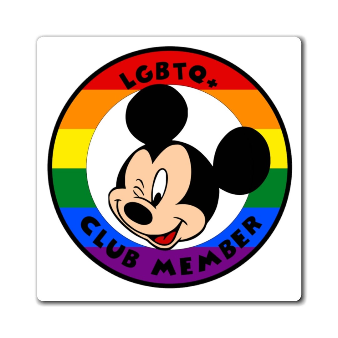 LGBTQ Mickey Mouse Club Magnets - Etsy