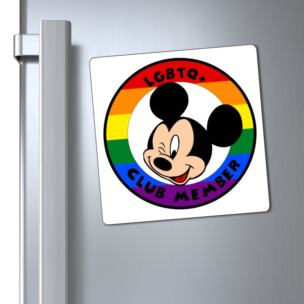 LGBTQ Mickey Mouse Club Magnets - Etsy
