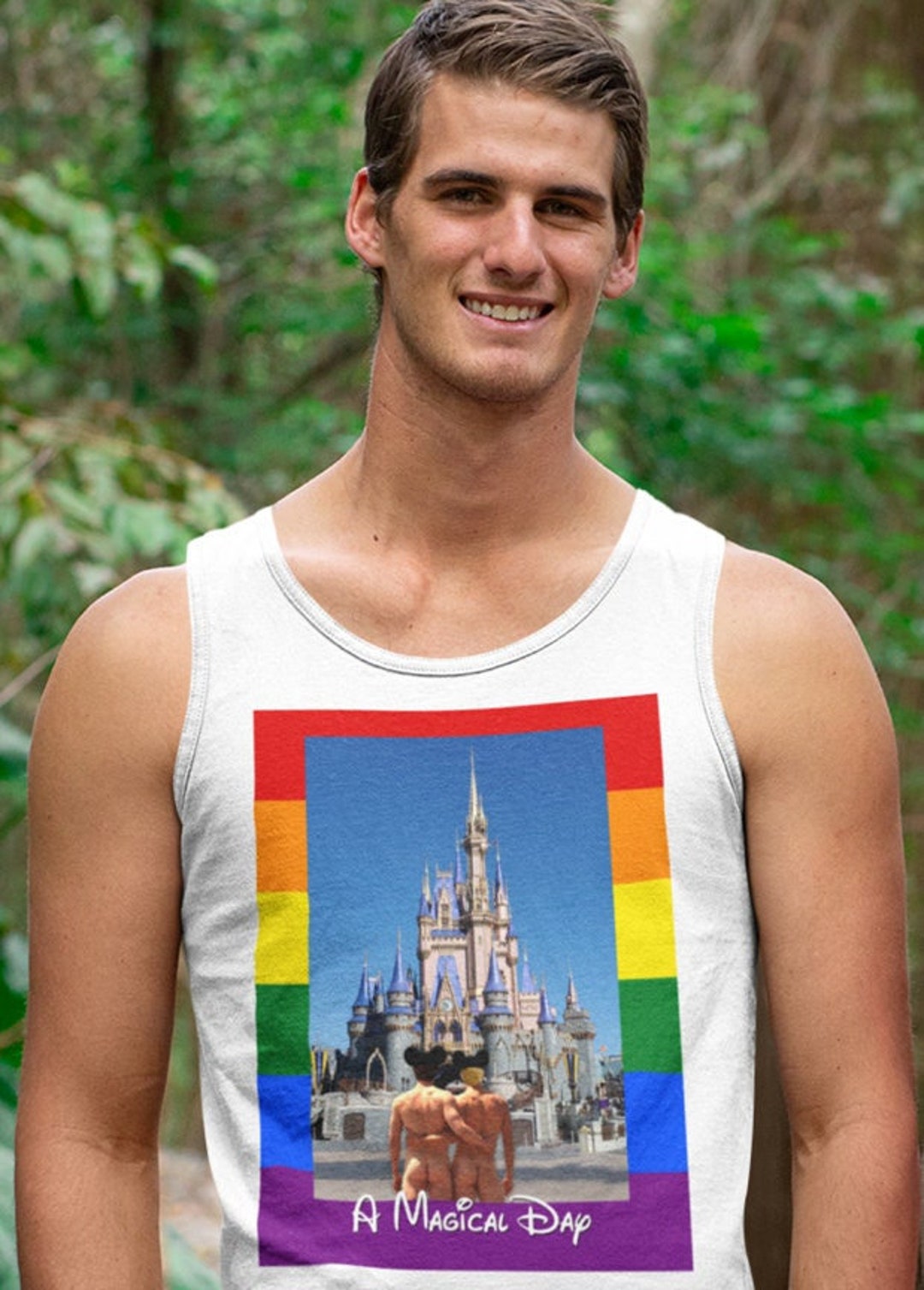 A Magical Gay Day Pride Adult Tank Top - Etsy