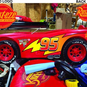 Lightning Mcqueen Power Wheels 6 Volt Cars 1 Graphics - Etsy