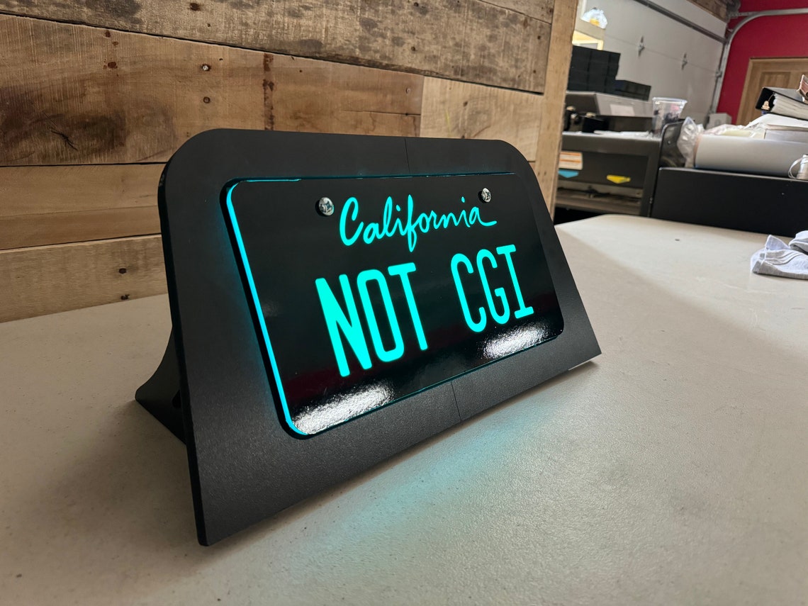 Custom Light up License Plate - Etsy