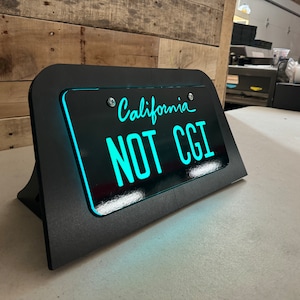 Custom Light up License Plate - Etsy