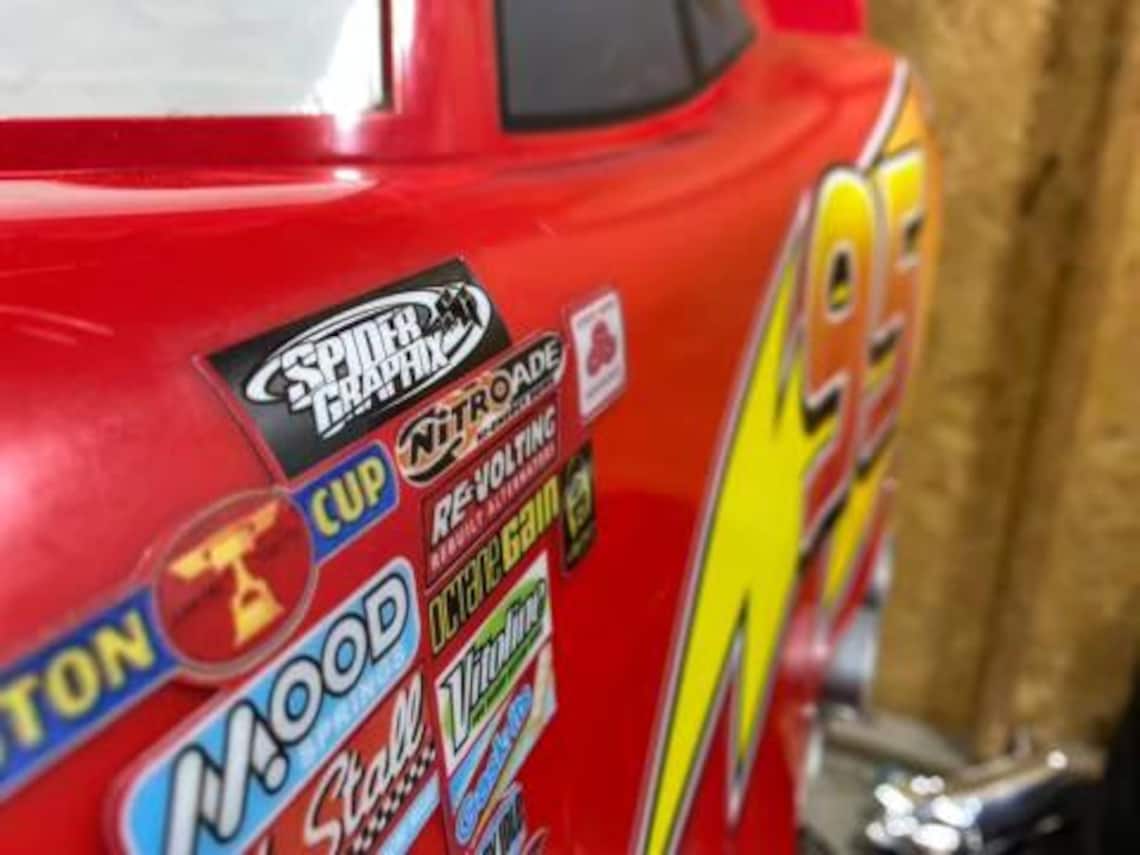 Lightning Mcqueen Decals 60" - Etsy