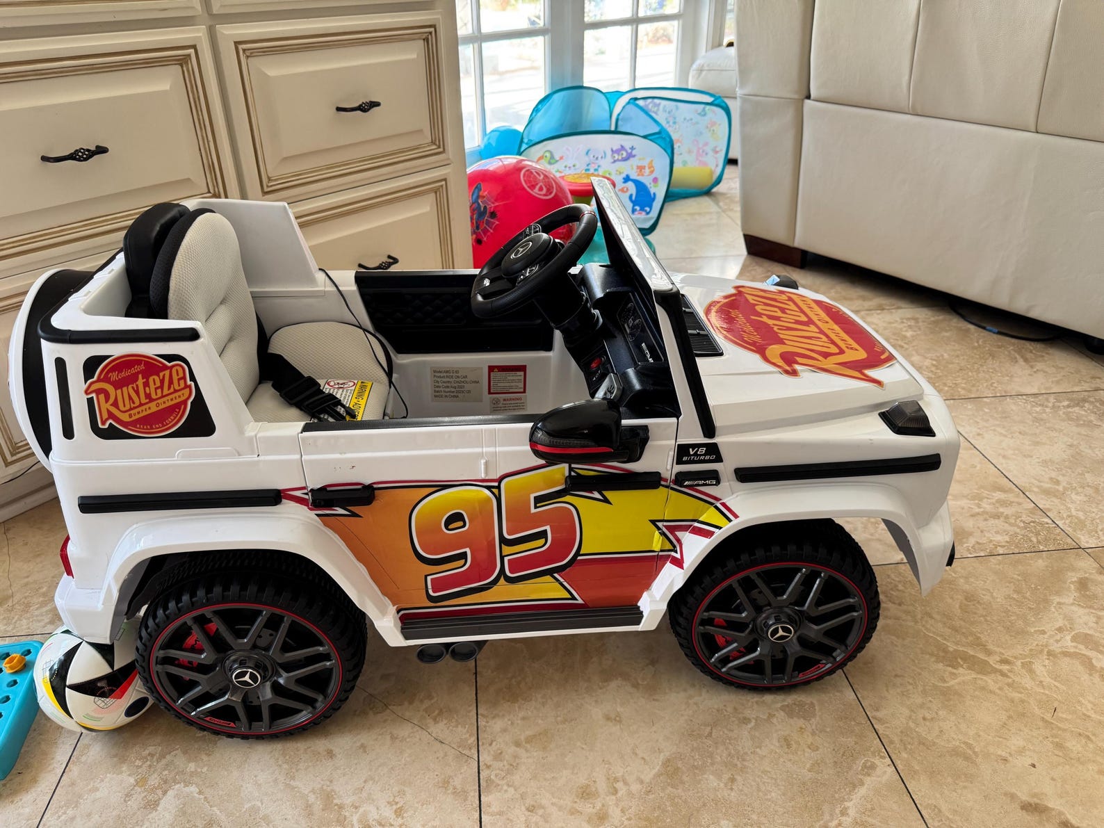 Lightning Mcqueen Power Wheels 6 Volt Cars 1 Graphics - Etsy