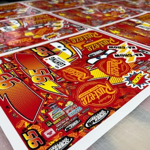 8.5"x11" Lightning Mcqueen Decal Package - Etsy