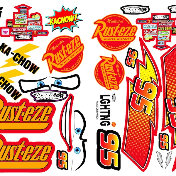Lightning Mcqueen - Etsy