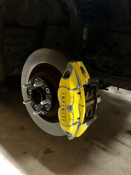 370z/g37 Akebono Brake Caliper Wraps - Etsy