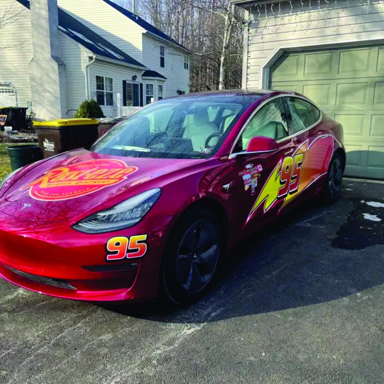 Lightning Mcqueen Decals 84" - Etsy